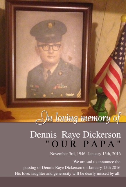 Dennis Dickerson Obituary