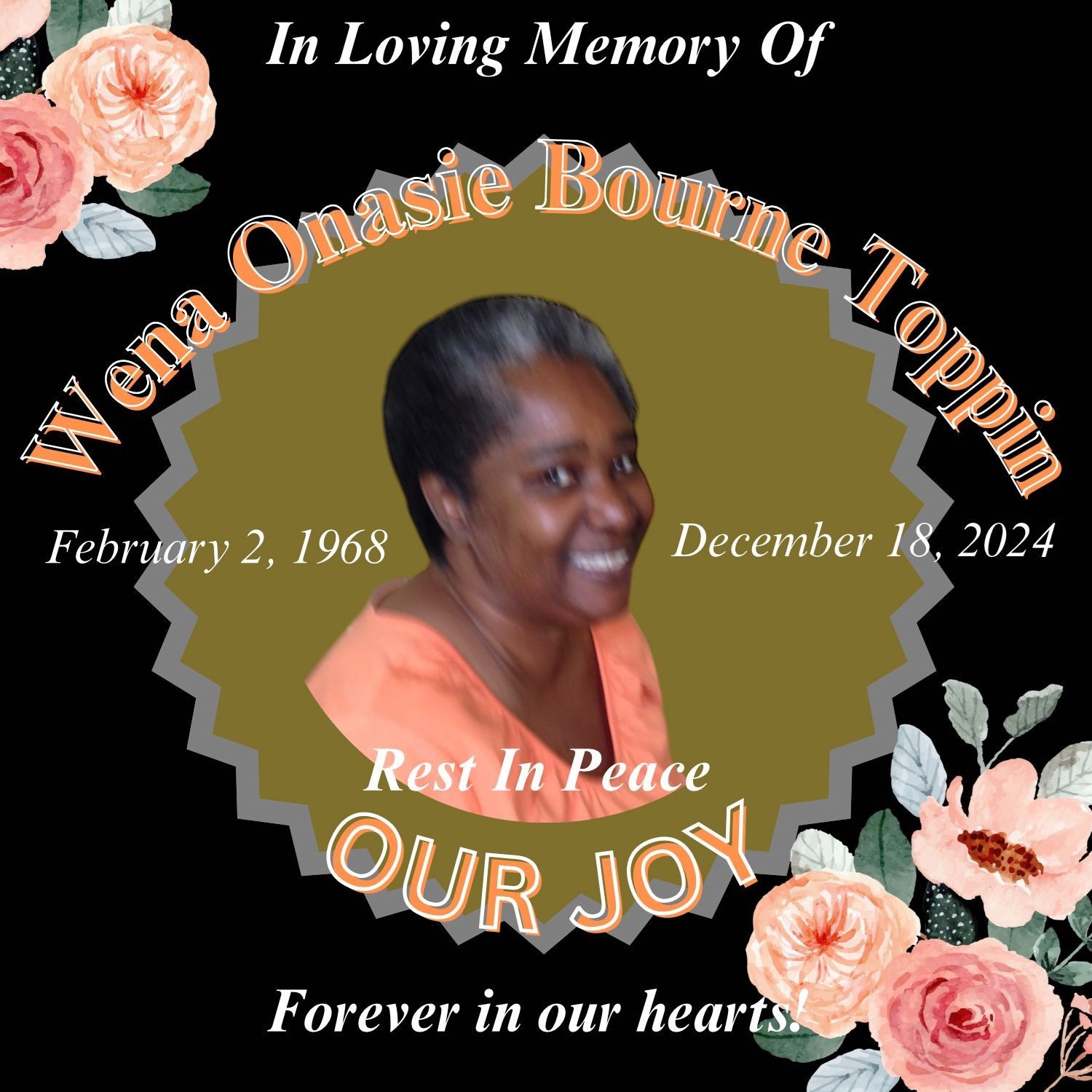 Wena Toppin Obituary - Toronto, ON