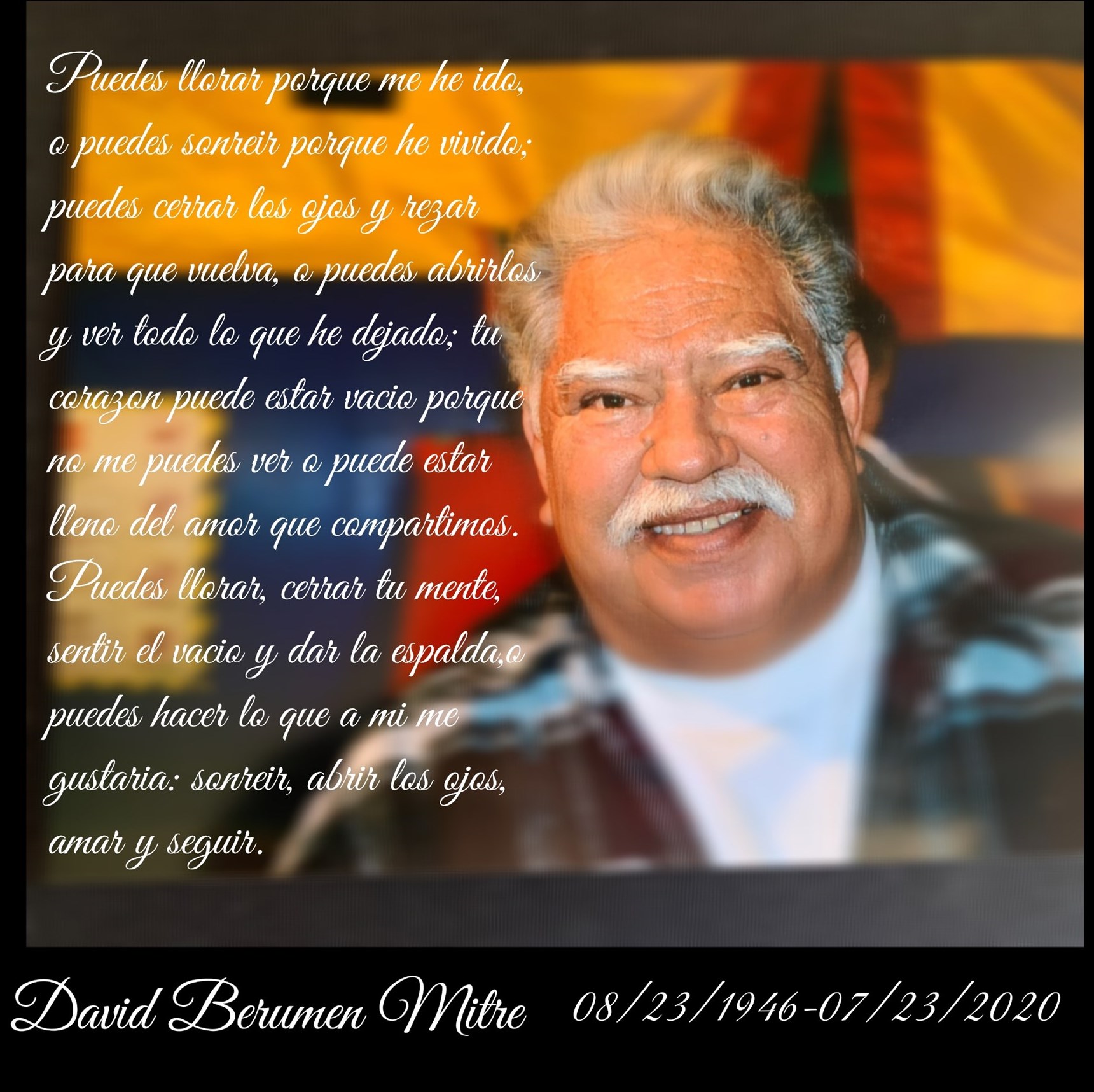 David Berumen Mitre Obituary - Riverside, CA