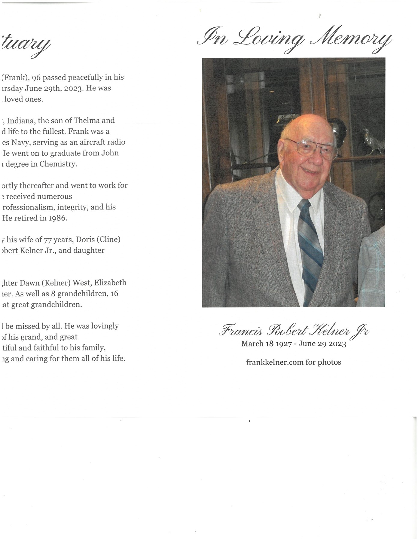 Francis Kelner Obituary - McDonough, GA