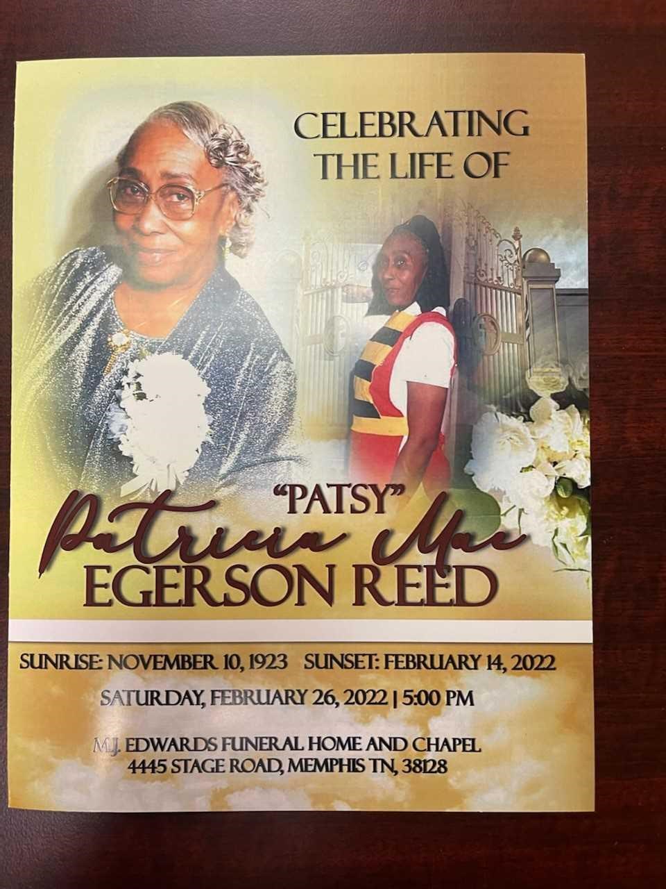 Patsy Reed Obituary - Memphis, TN