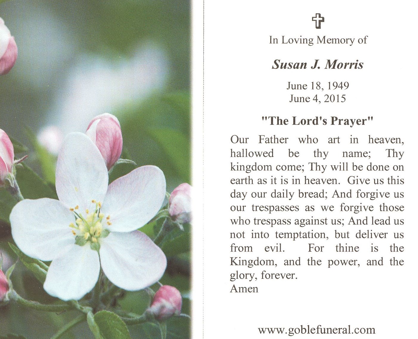 Susan J. Morris Obituary - Sparta, NJ