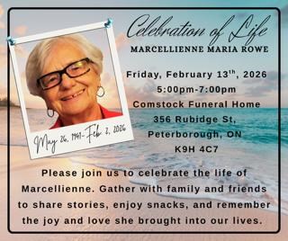 Marcellienne Rowe Obituary - Peterborough, ON