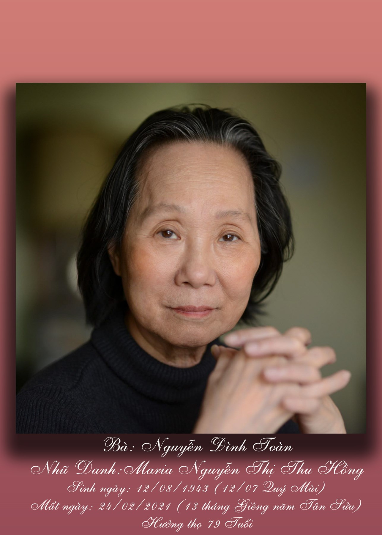 Thu Hong Nguyen Obituary - Westminster, CA