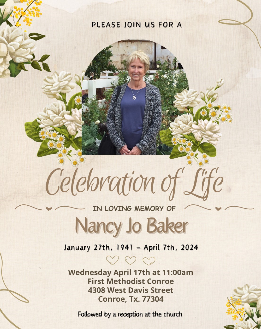 Nancy Baker Obituary - Houston, TX