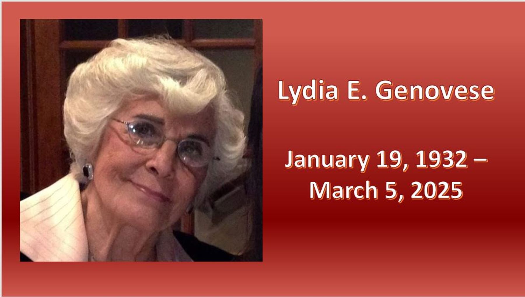 Lydia Genovese Obituary - Mayfield Heights, OH