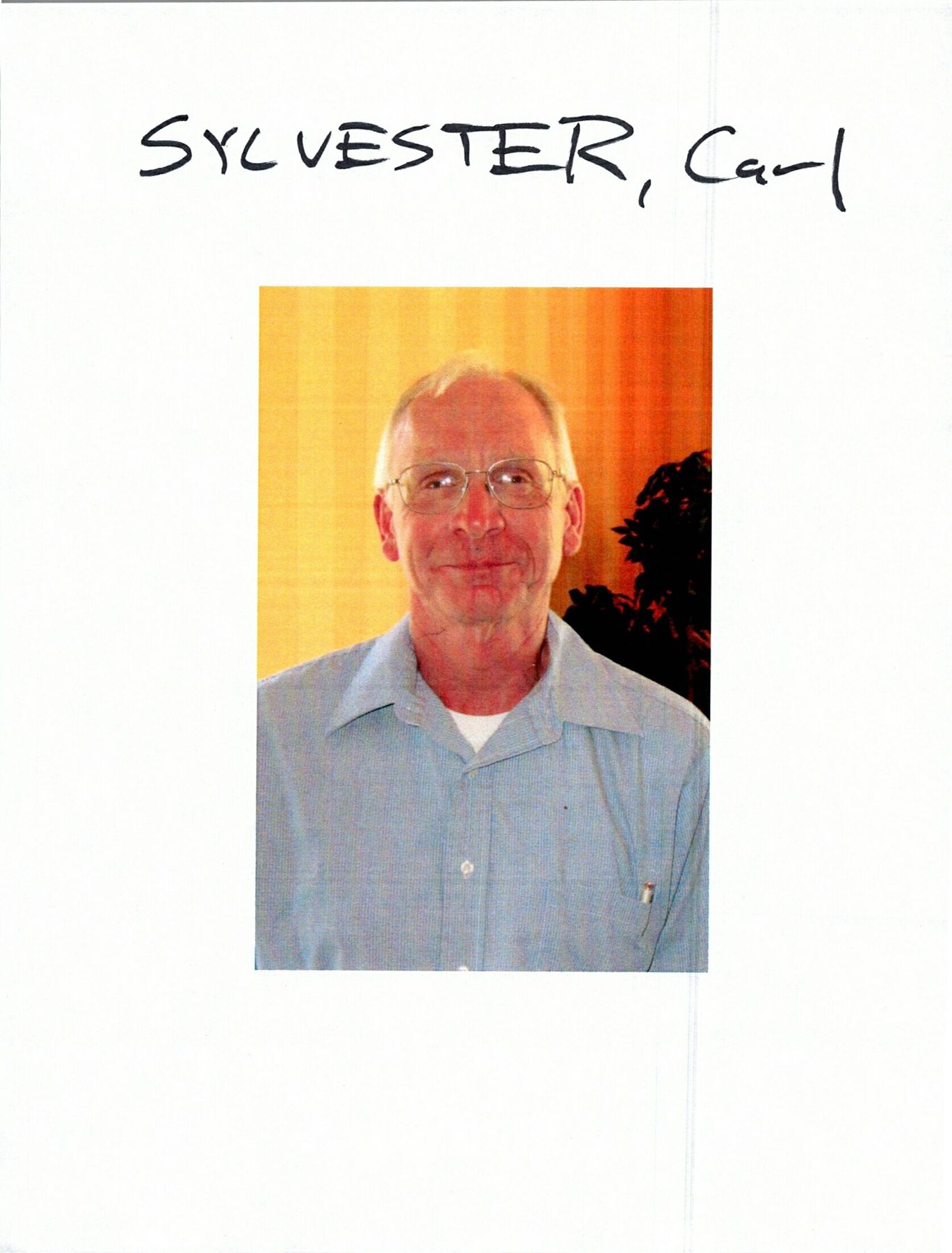 Carl Sylvester Obituary - Orleans, MA