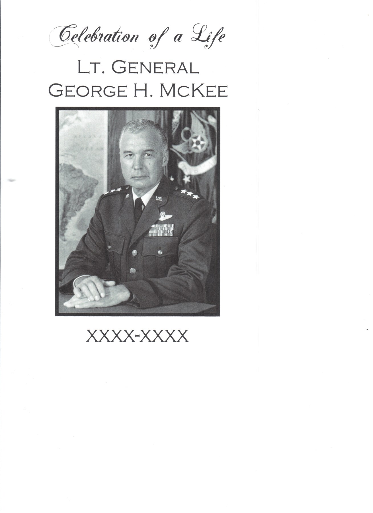Lt. General George H. McKee (Ret. USAF) Obituary - Falls Church, VA